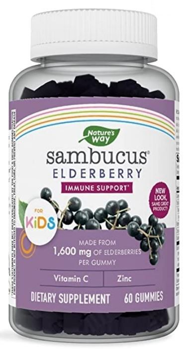 Sambucus Elderberry за деца, 60 желирани таблетки, Nature’s Way | Ozone.bg