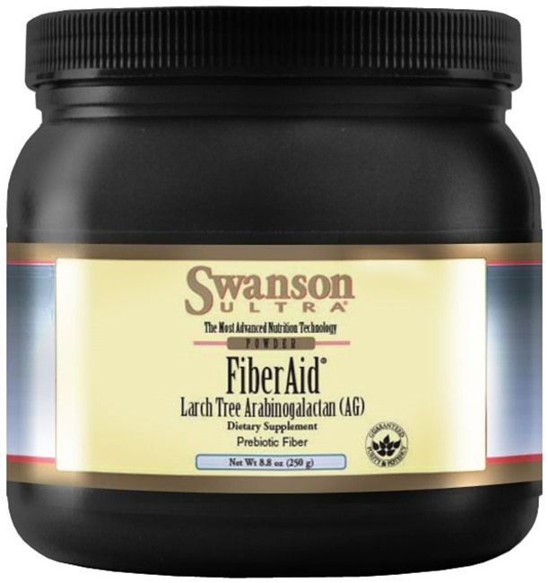 FiberAid Larch Tree Arabinogalactan, 250 g, Swanson | Ozone.bg