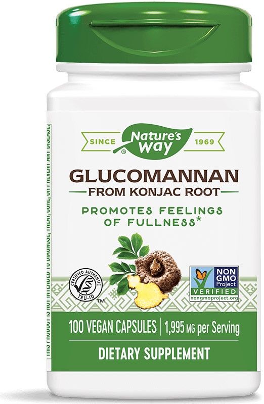 Glucomannan, 100 капсули, Nature's Way | Ozone.bg