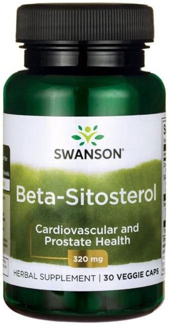 Beta-Sitosterol, 320 mg, 30 капсули, Swanson | Ozone.bg