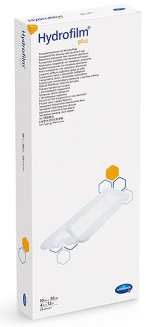 Hydrofilm Plus Прозрачни следоперативни превръзки, 10 х 30 cm, 25 броя ...
