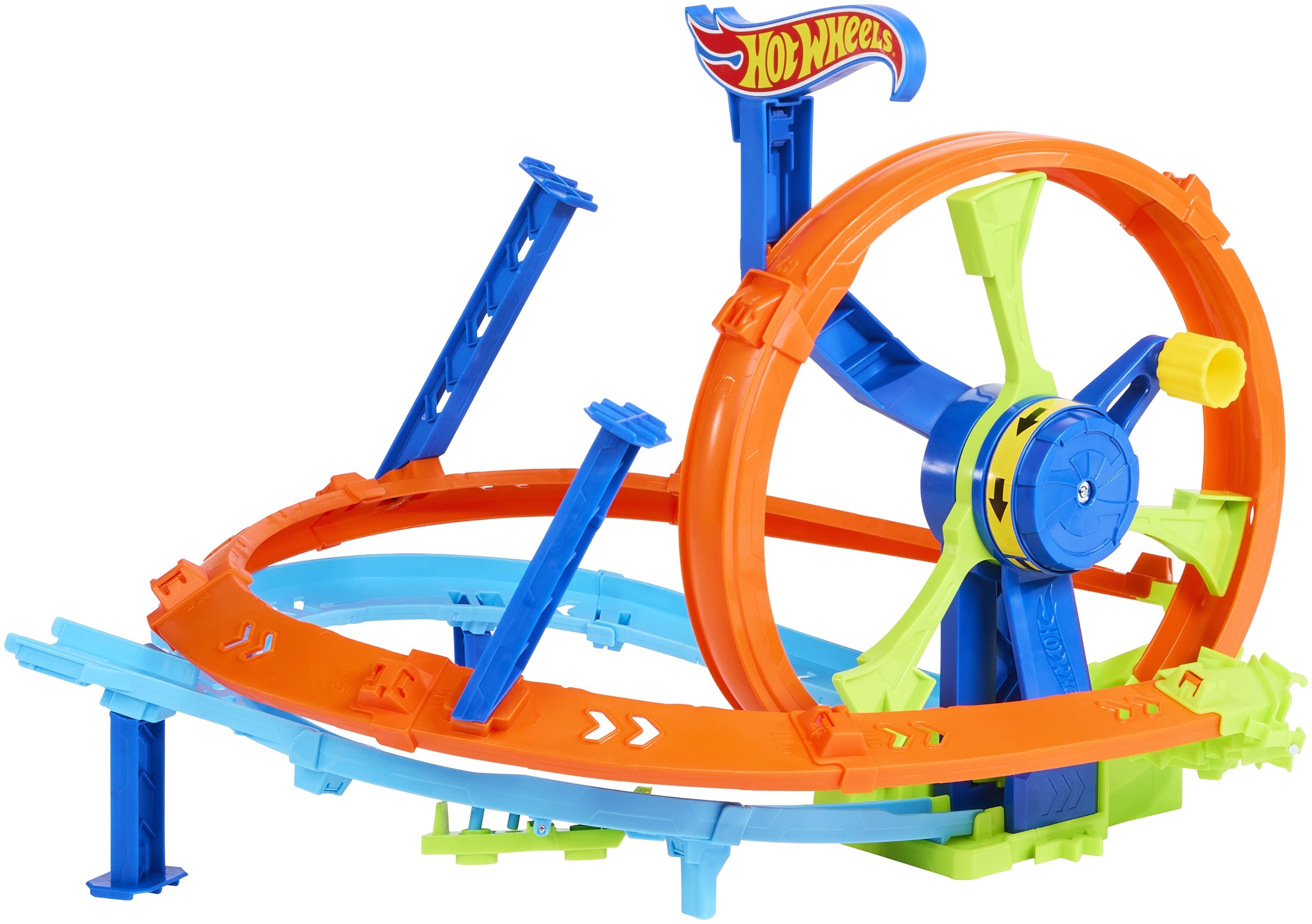 Игрален комплект Hot Wheels - Rapid Launch & Loop, писта с количка, 1:64 | Отлична цена | Ozone.bg