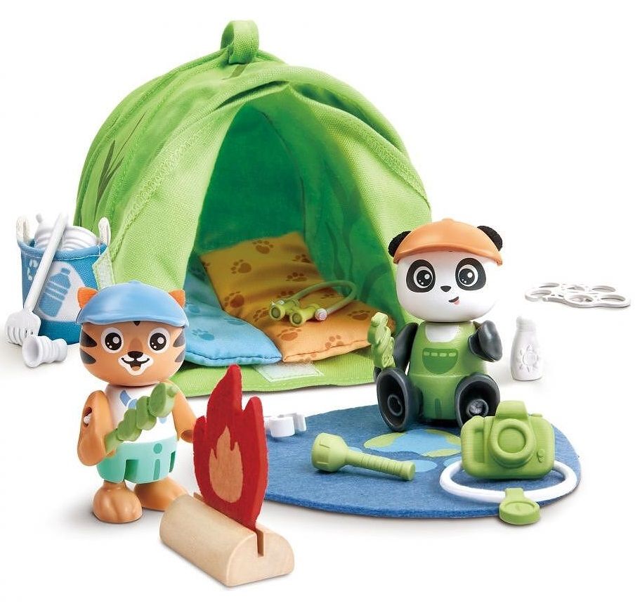Игрален комплект Hape International - Къмпинг, 24 части | Отлична цена | Ozone.bg
