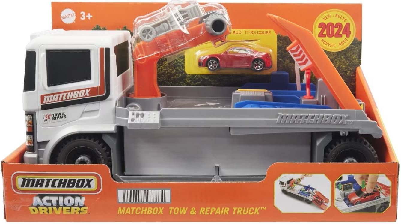 Игрален комплект Matchbox Action Drivers - Tow & Repair Truck | Отлична ...
