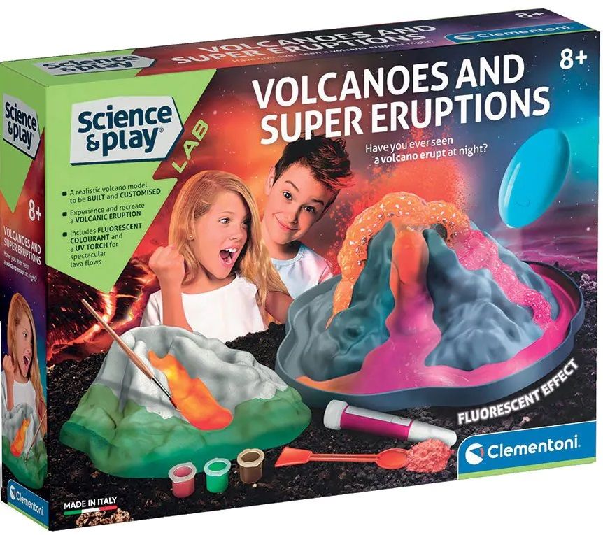 Игрален комплект Clementoni Science - Лаборатория за вулканични ...