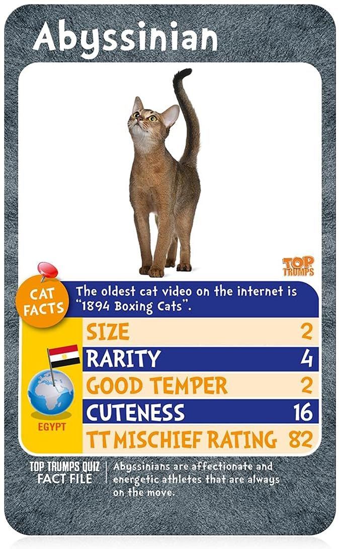 Игра с карти Top Trumps: Cats - Детска | Ozone.bg