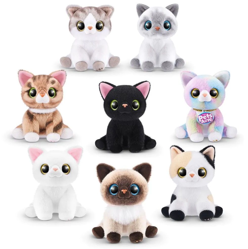Игрален комплект Zuru Pets Alive Smitten Kittens - Коте изненада с ...