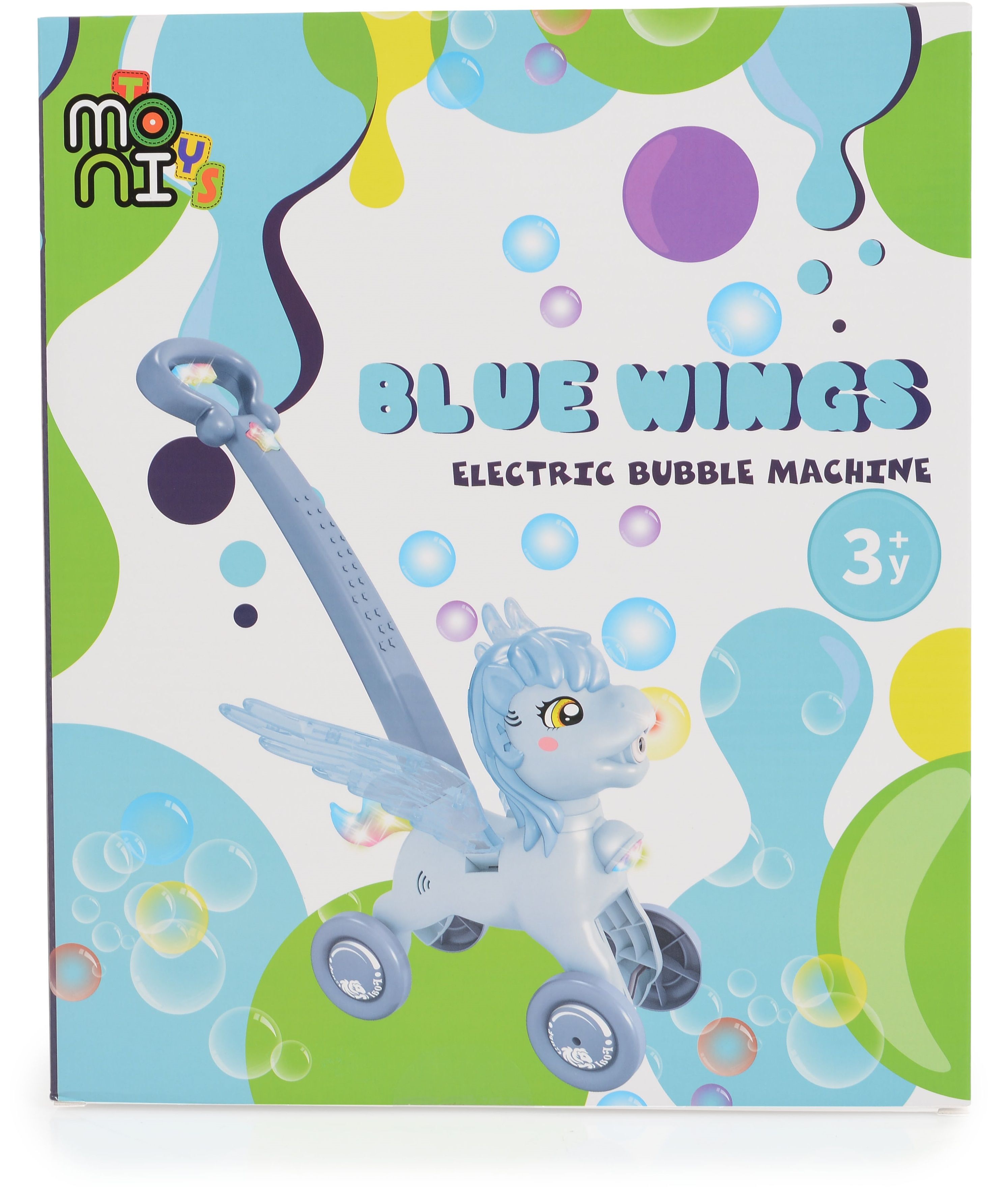 Играчка за сапунени балони Moni Toys - Пони, Blue Wings | Отлична цена ...