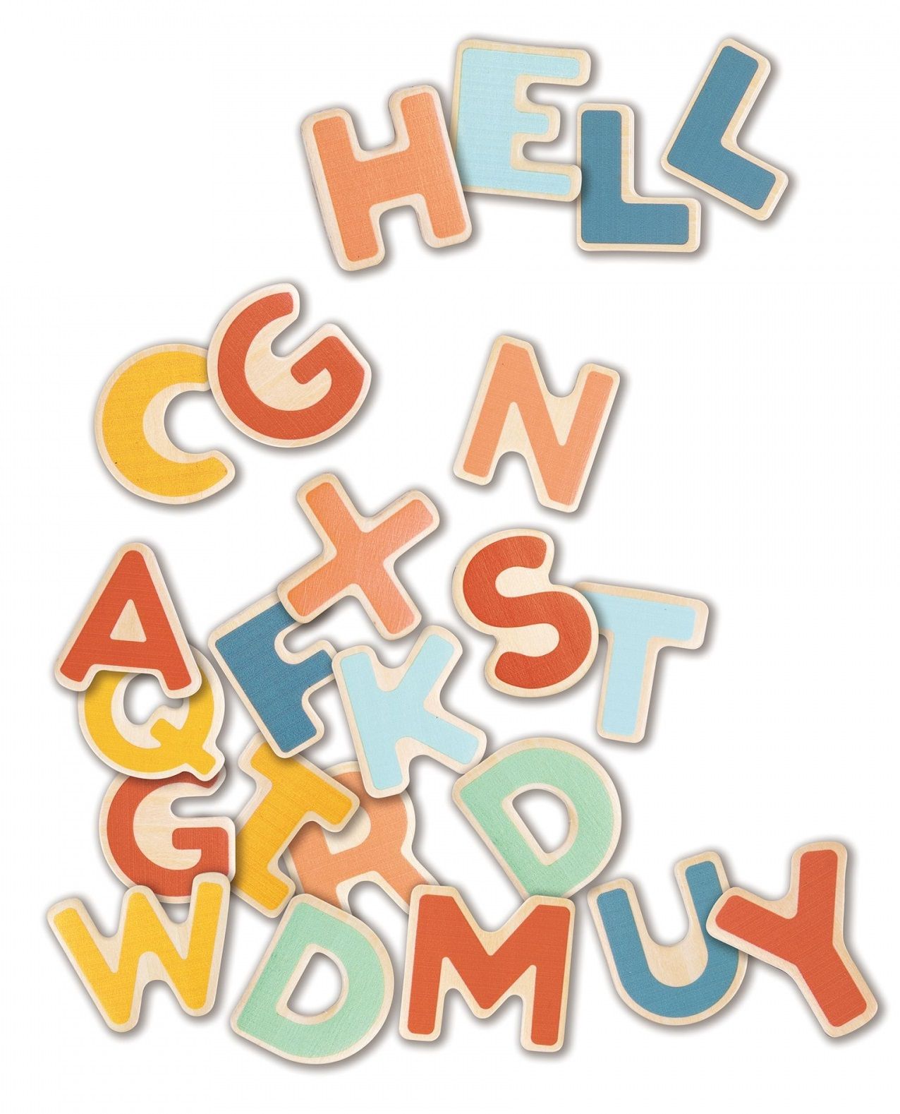 Игрален комплект Hape International Магнитни букви английски език Отлична цена Ozone Bg