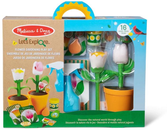 Игрален комплект Melissa & Doug - Градинарство, 16 части | Отлична цена ...