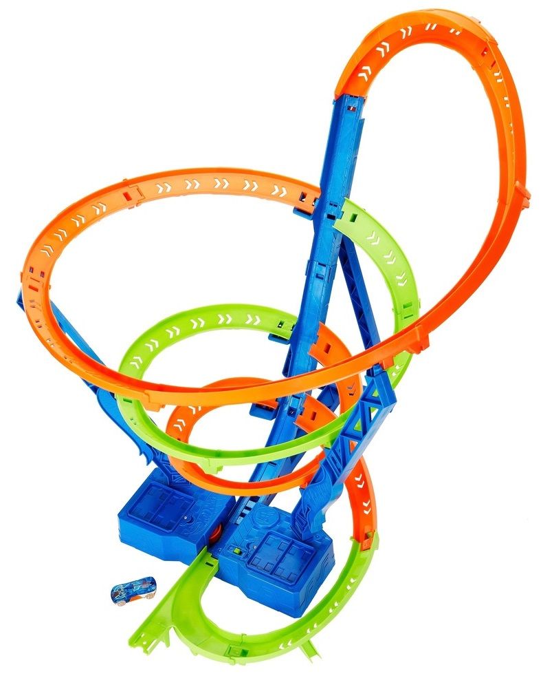 Игрален комплект Hot Wheels Action - Писта, Сблъсък с тайфуна | Отлична ...