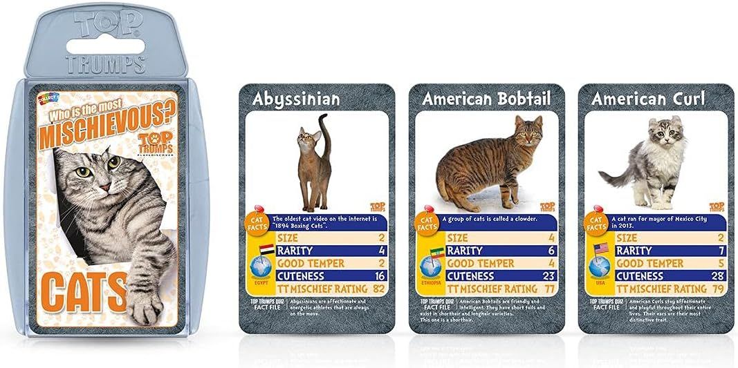 Игра с карти Top Trumps: Cats - Детска | Ozone.bg