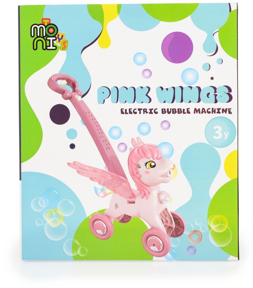 Играчка за сапунени балони Moni Toys - Пони, Pink Wings | Отлична цена ...
