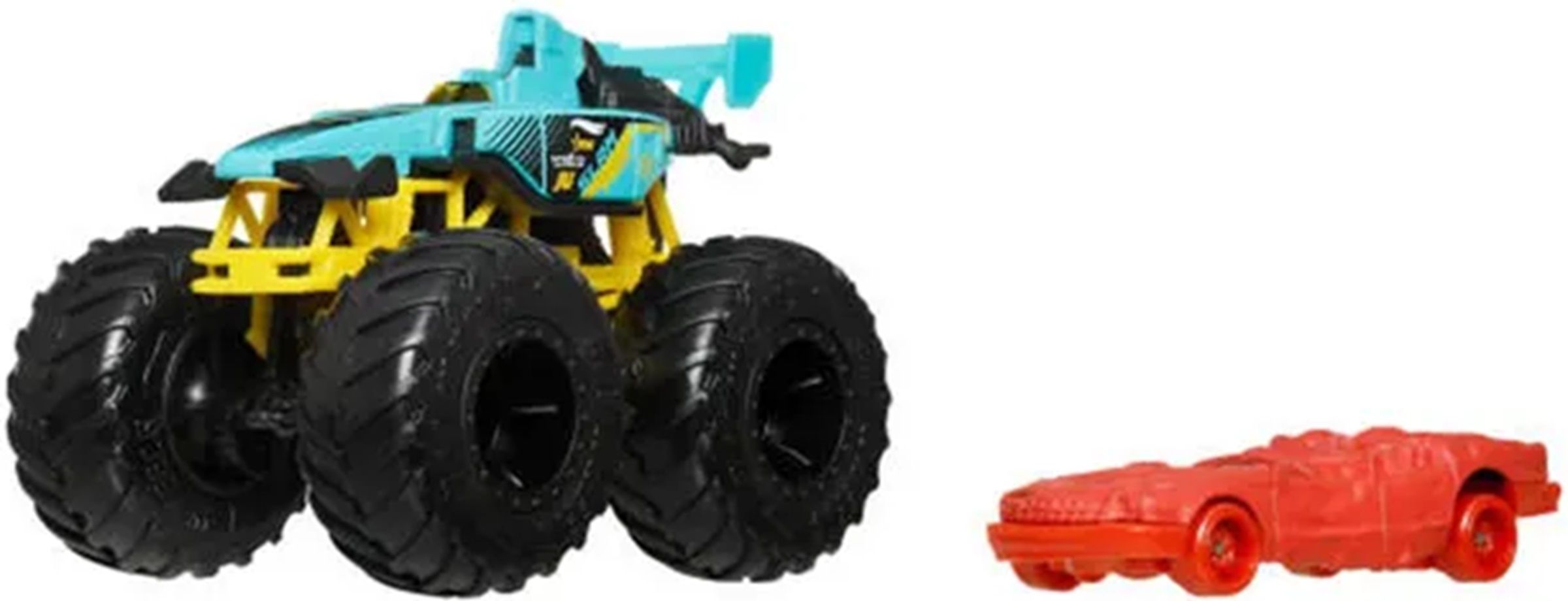 Игрален комплект Hot Wheels Monster Truck - Slam Prix/Prix Collision, 1 ...