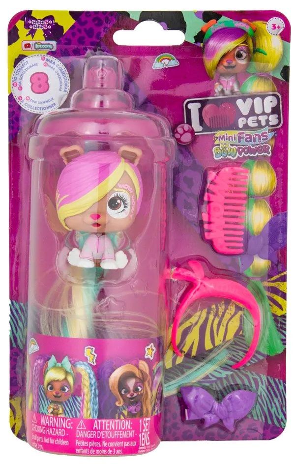 Игрален комплект IMC Toys Vip Pets - Модно кученце за прически с ...