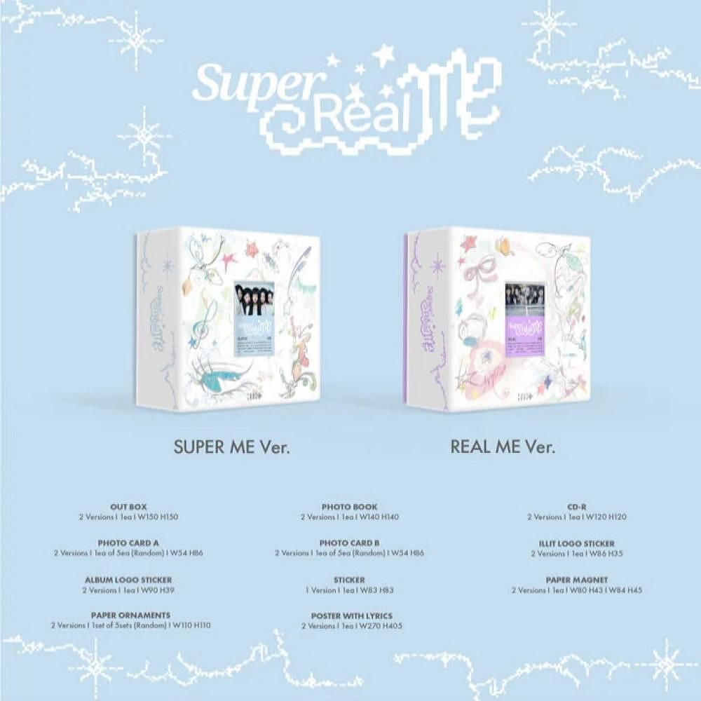 ILLIT - Super Real Me, Real Me Version, Purple (CD Box) Отлична цена ...