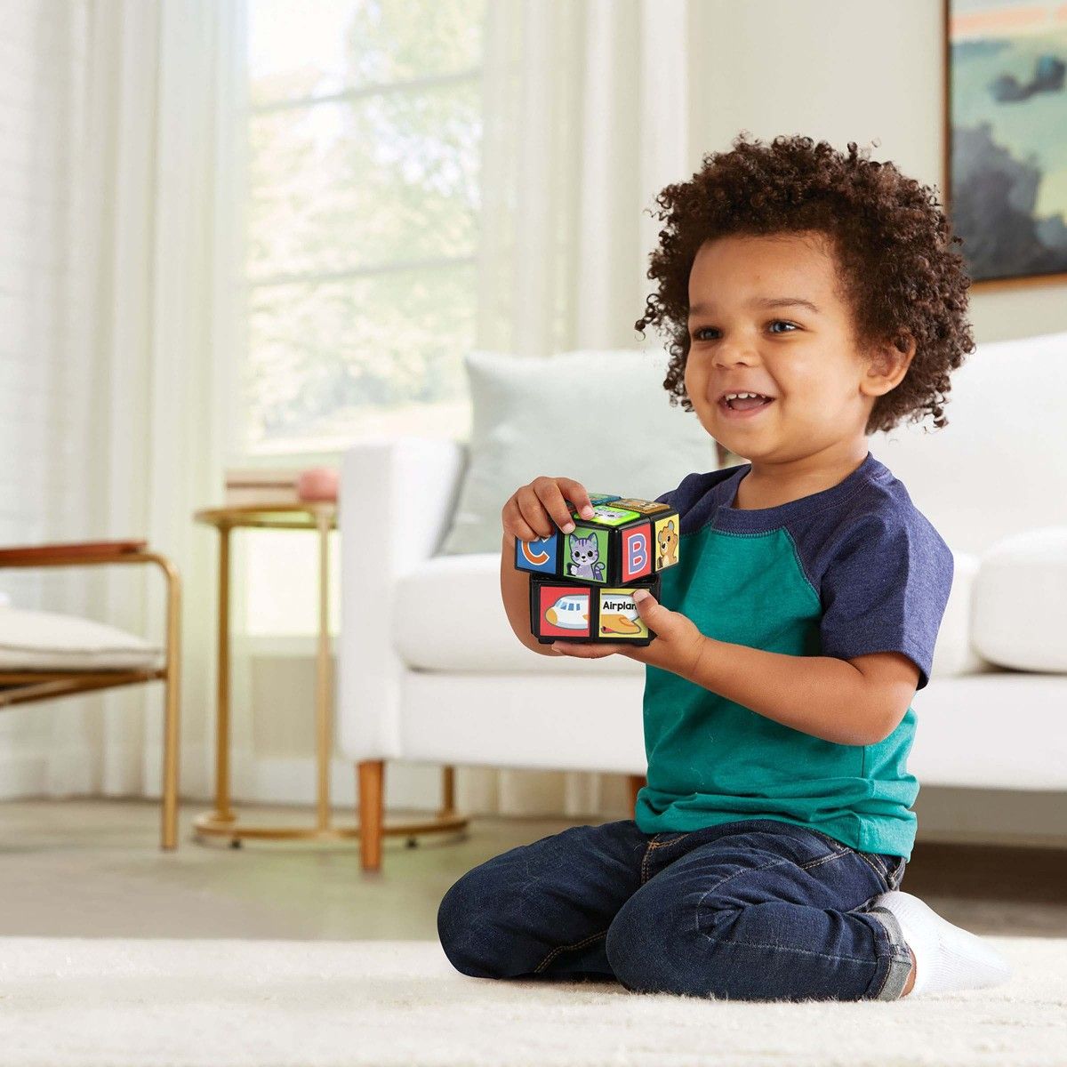 Интерактивна играчка Vtech - Завърти и научи, Куб с животни | Отлична цена | Ozone.bg