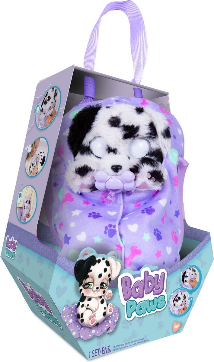 Интерактивно бебе куче IMC Toys Baby Paws - Далматинец | Отлична цена ...