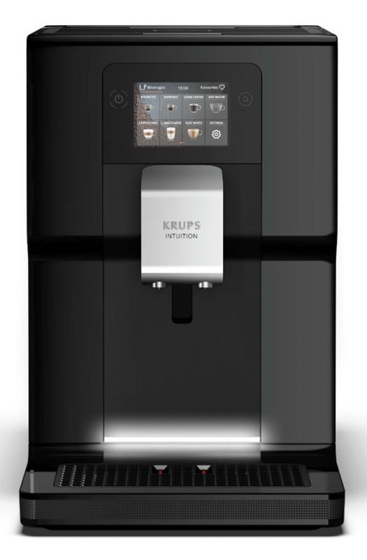 Кафеавтомат Krups - Intuition Preference EA873810, 15 bar, 3 l, черен ...