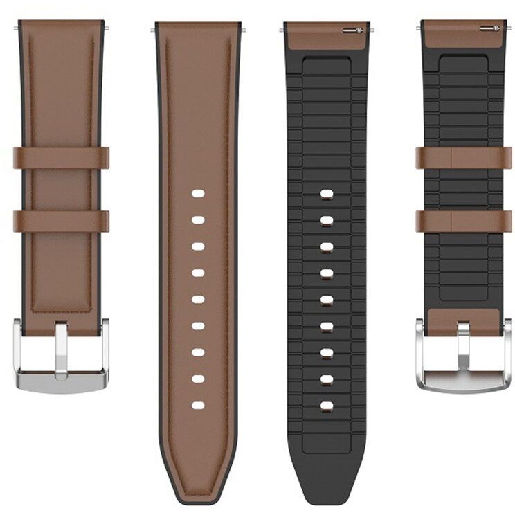 Каишка Techsuit - W007, Galaxy Watch/Huawei Watch, 20mm, кафява | Ozone.bg