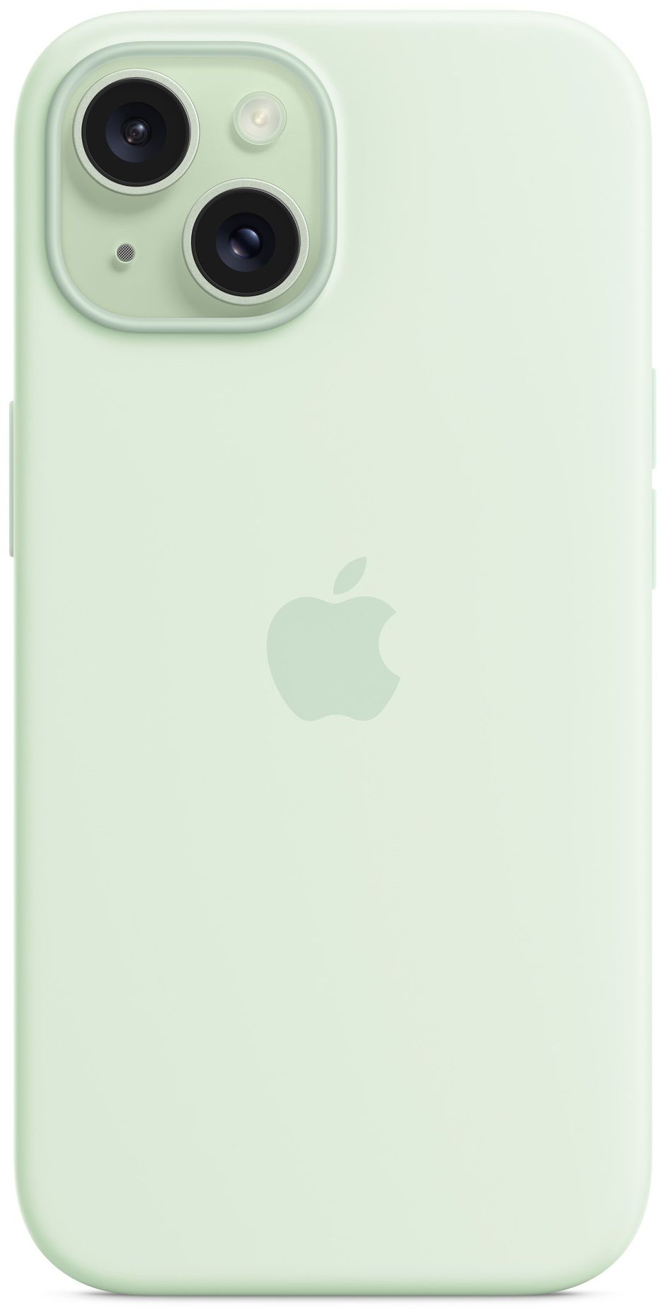 Калъф Apple - Silicone, iPhone 15, MagSafe, Soft Mint | Ozone.bg