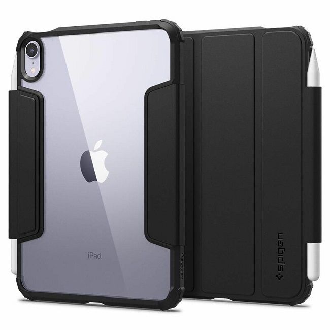 Калъф Spigen - Ultra Hybrid Pro, iPad mini 6, черен | Ozone.bg