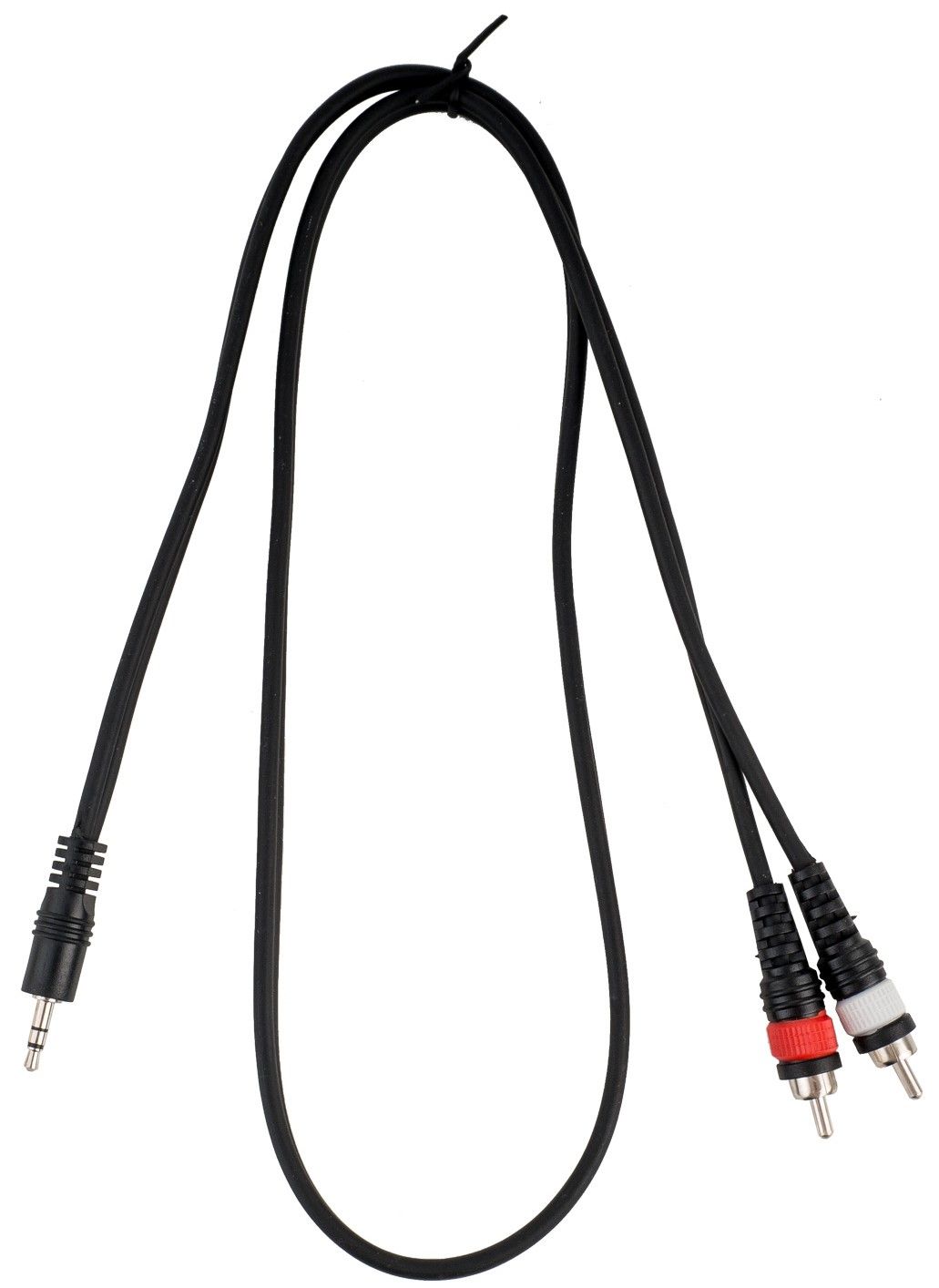 Кабел Cascha - HH 2097, RCA/3.5 mm, 1 m, черен | Ozone.bg