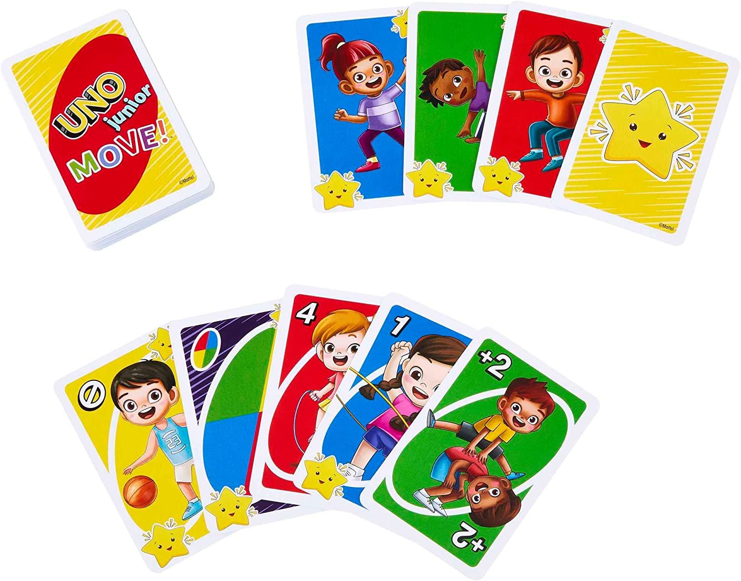 Карти за игра Uno Junior Move! | Ozone.bg