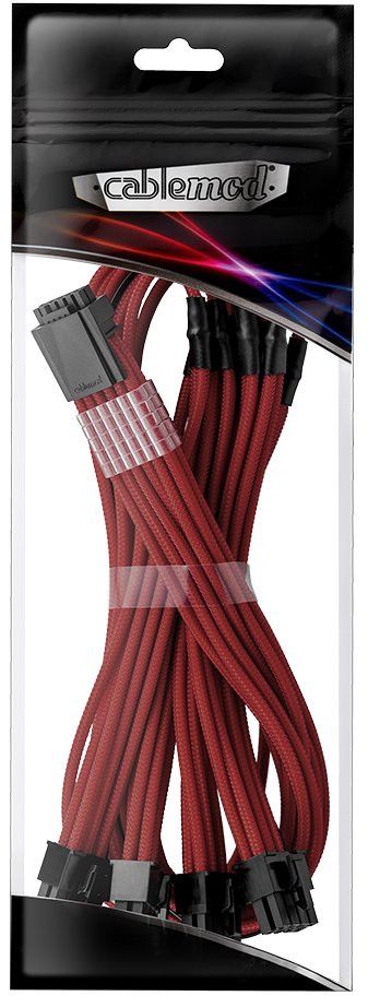 Кабел CableMod - Pro ModMesh 12VHPWR, 16-Pin/4x 8-Pin, Blood Red | Ozone.bg