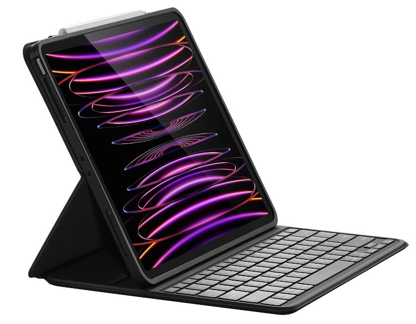 Калъф с клавиатура ESR - Ascend Keyboard Lite, за iPad Pro 12.9, черен ...
