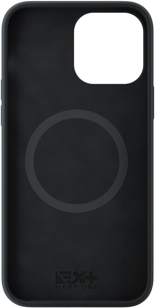 Калъф Next One - Silicon MagSafe, iPhone 13 Pro Max, черен | Ozone.bg