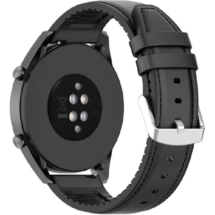 Каишка Techsuit - W007, Galaxy Watch/Huawei Watch, 20 mm, черна | Ozone.bg