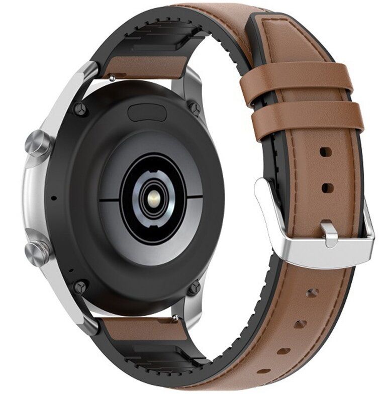 Каишка Techsuit - W007, Galaxy Watch/Huawei Watch, 20mm, кафява | Ozone.bg