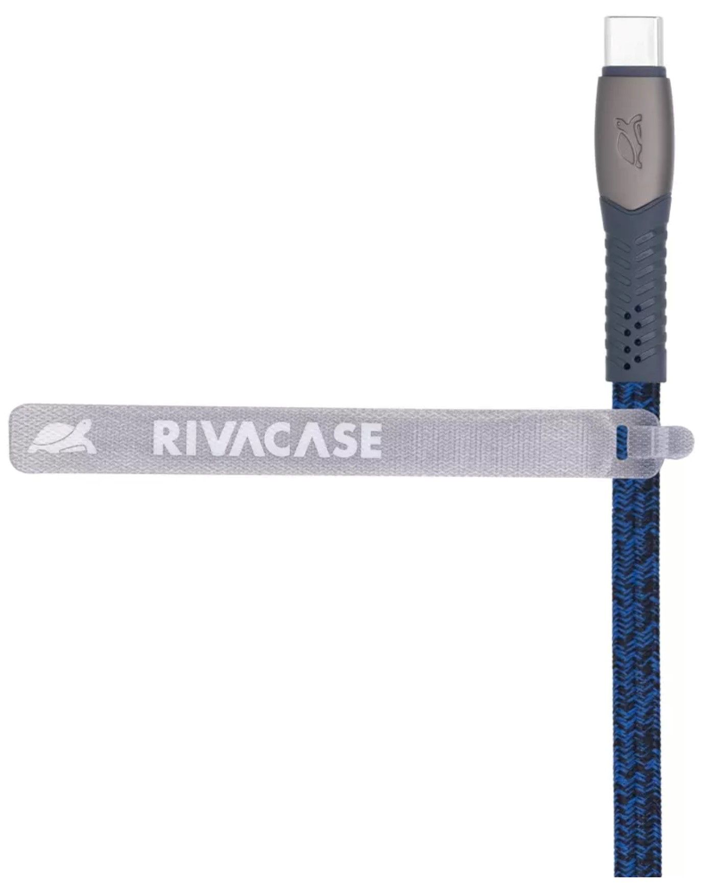 Кабел Rivacase - USB-C/USB-C, 1.2 m, син | Ozone.bg