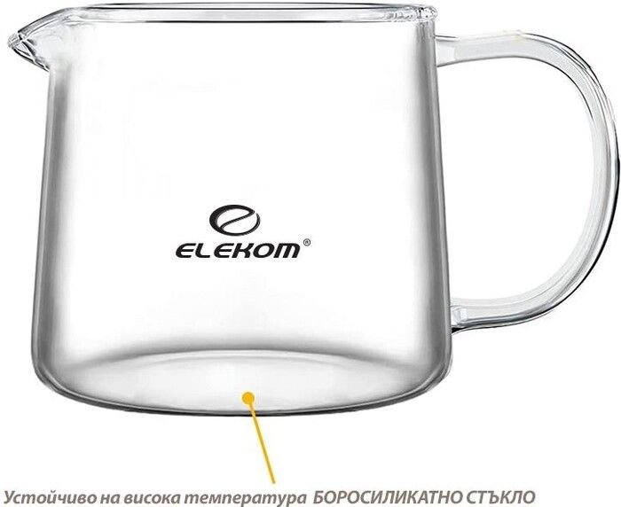 Кана за чай с инфузер Elekom - ЕК-TP1000, 1 l | Ozone.bg