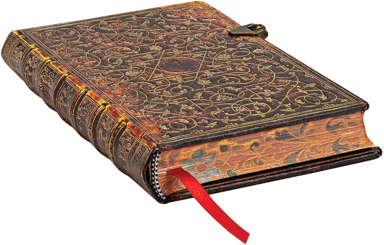 Календар-бележник Paperblanks Grolier - Mini, 9.5 х 14 cm, 120 листа ...