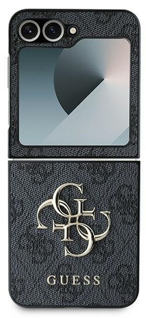 Калъф Guess - Metal Logo, Galaxy Z Flip 6, сив | Ozone.bg
