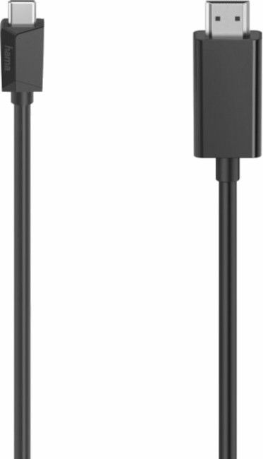 Кабел Hama - 200718 USB-C/HDMI, 1.5m, черен | Ozone.bg