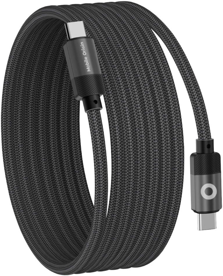 Кабел Mobile Origin - Magnetic Original Cable, USB-C/USB-C, 1 m, черен ...