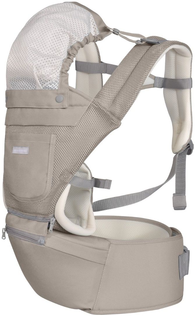 Кенгуру 3 в 1 KikkaBoo - Chloe Mesh, Beige | Добра цена | Ozone.bg