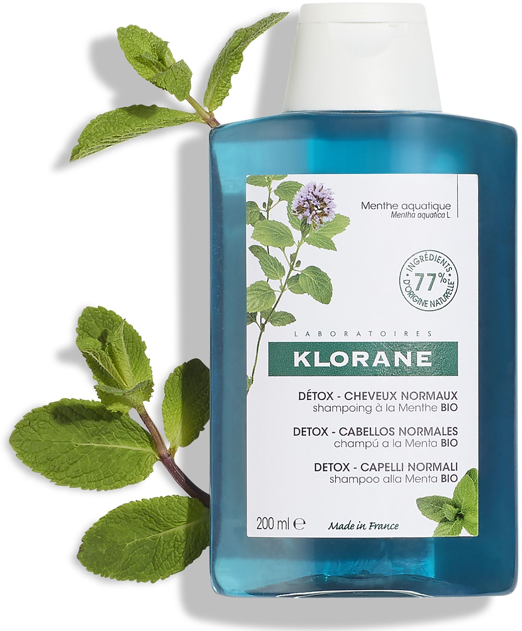 Klorane Mint Детоксикиращ шампоан, 200 ml | Ozone.bg