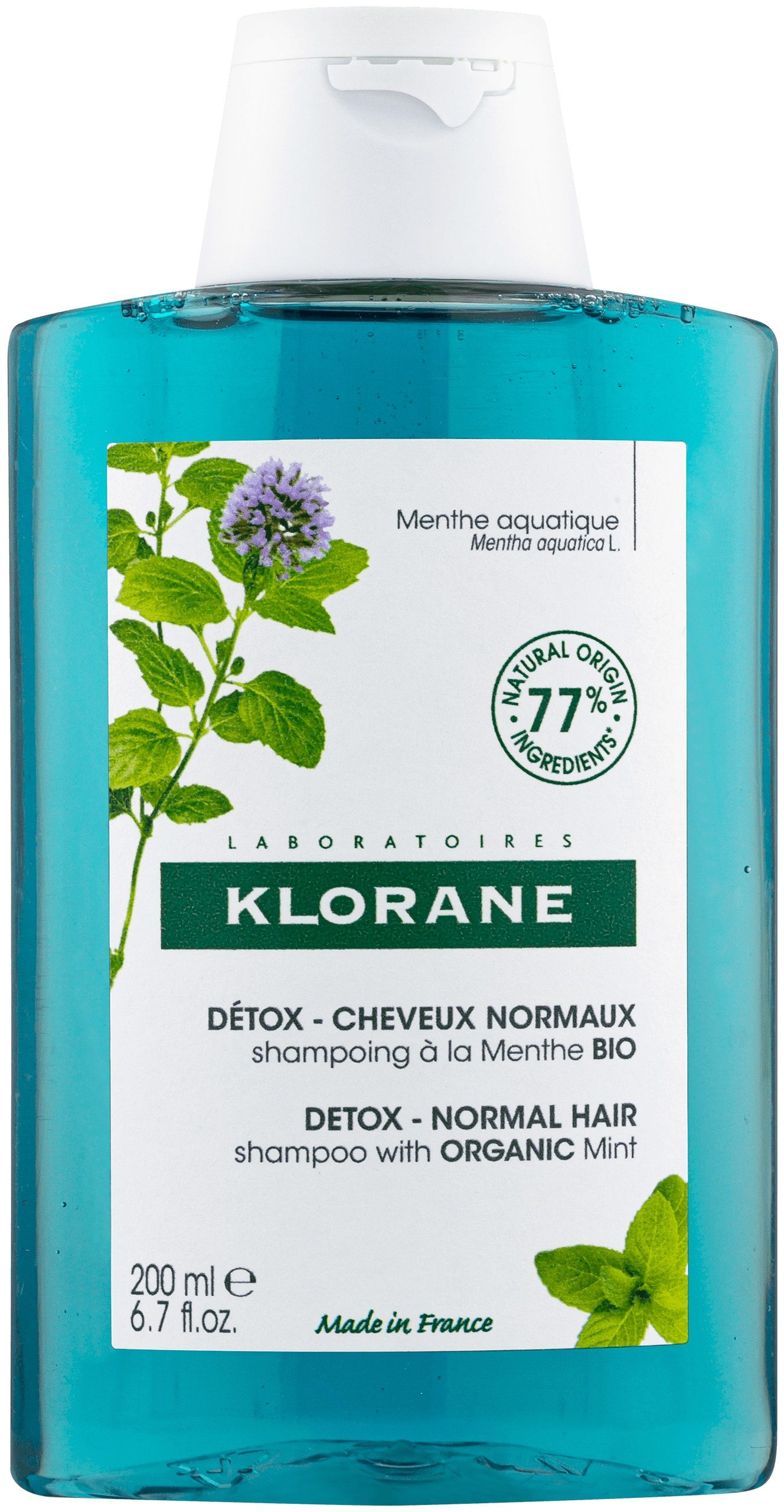 Klorane Mint Детоксикиращ шампоан, 200 ml | Ozone.bg