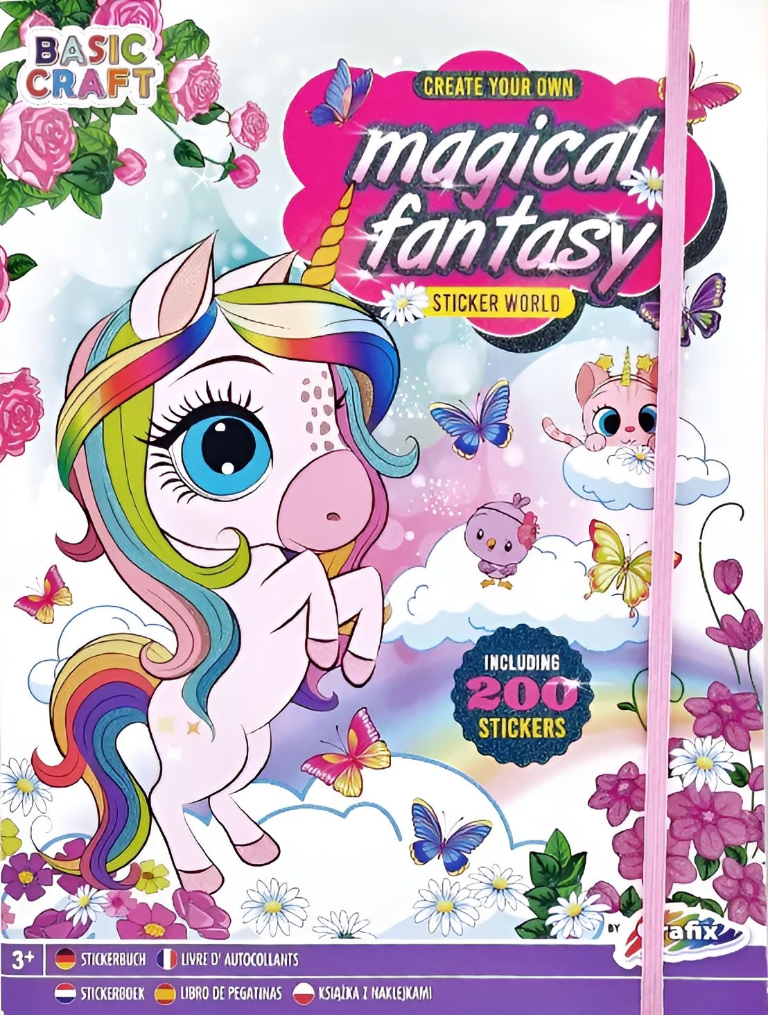 Книжка със стикери Grafix - Magical Fantasy | Отлична цена | Ozone.bg