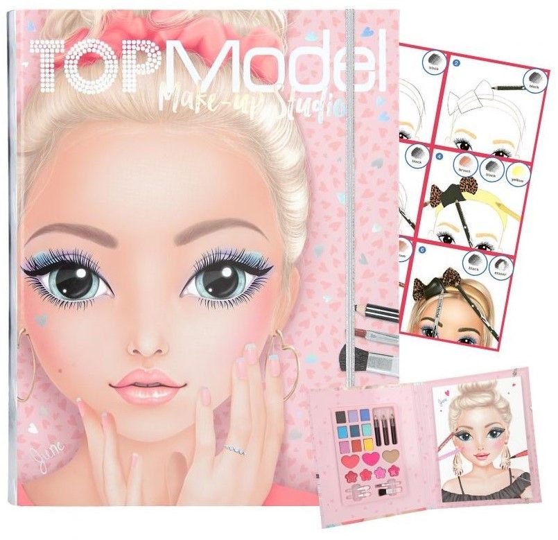 Книжка за оцветяване Depesche Top Model - С гримове | Ozone.bg