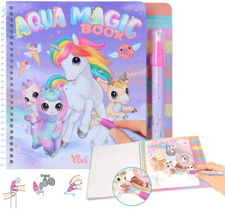 Книжка с магически страници и водна писалка Depesche TopModel - Ylvi ...