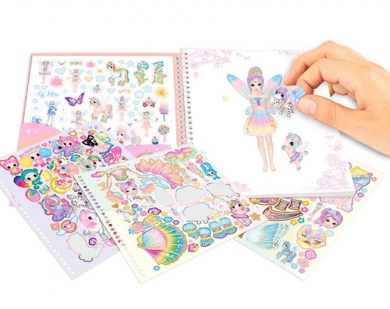 Книжка със стикери Depesche TopModel Ylvi - Облечи ме | Ozone.bg