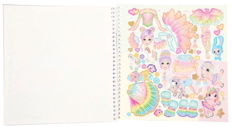 Книжка със стикери Depesche TopModel Ylvi - Облечи ме | Ozone.bg