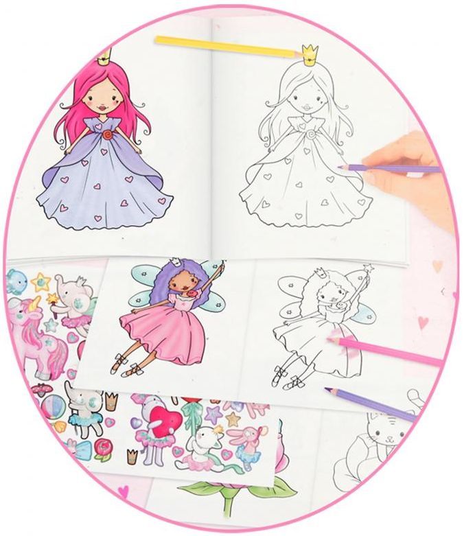 Книжка за оцветяване Depesche TopModel - Princess Mimi | Ozone.bg