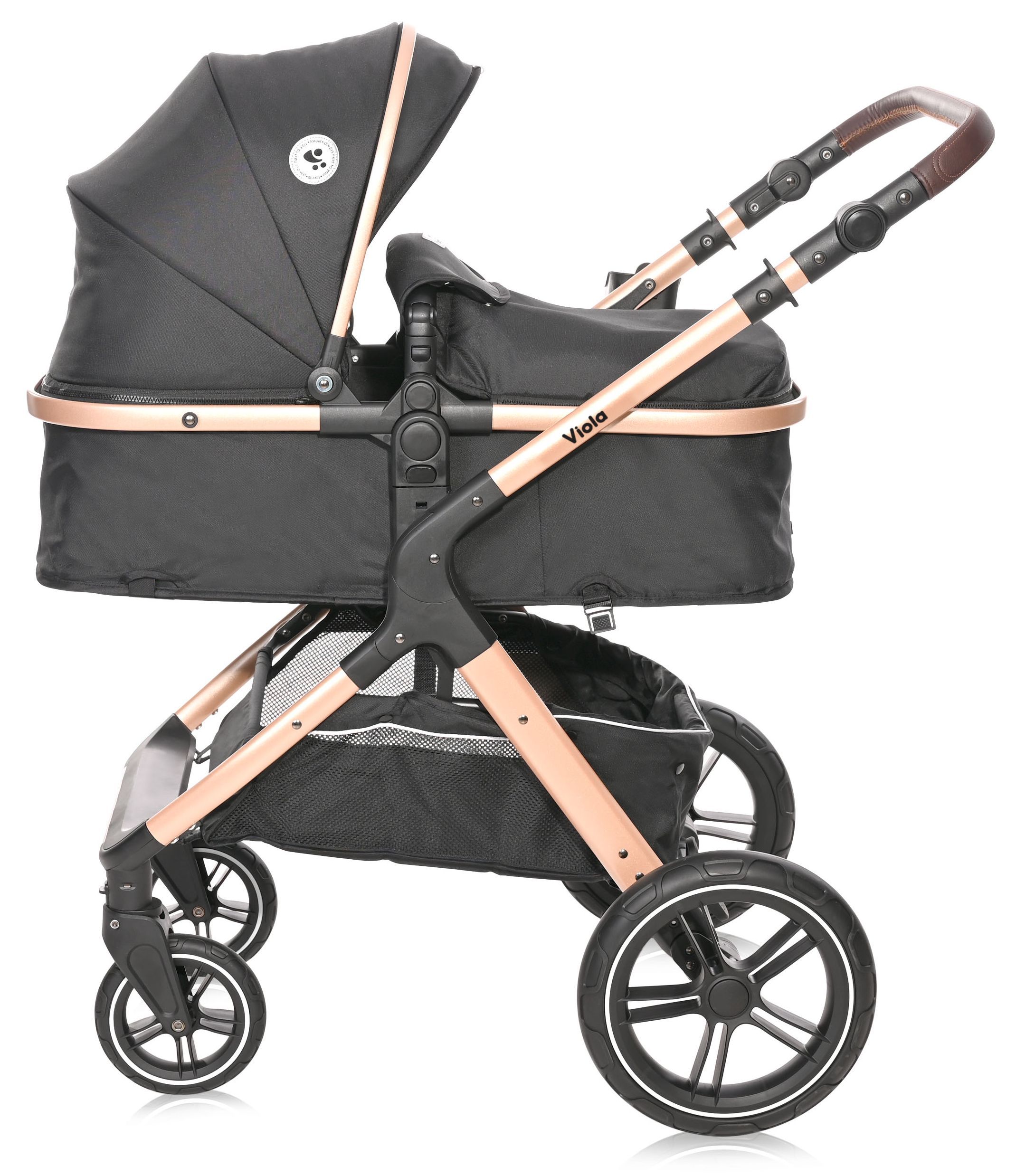 Комбинирана количка Lorelli - Viola, Black Diamonds | Добра цена | Ozone.bg