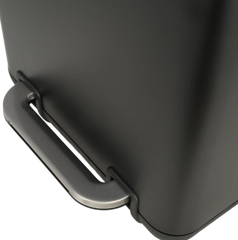 Кош за баня с плавно затваряне Estia - Cubic, 6 l, черен | Ozone.bg